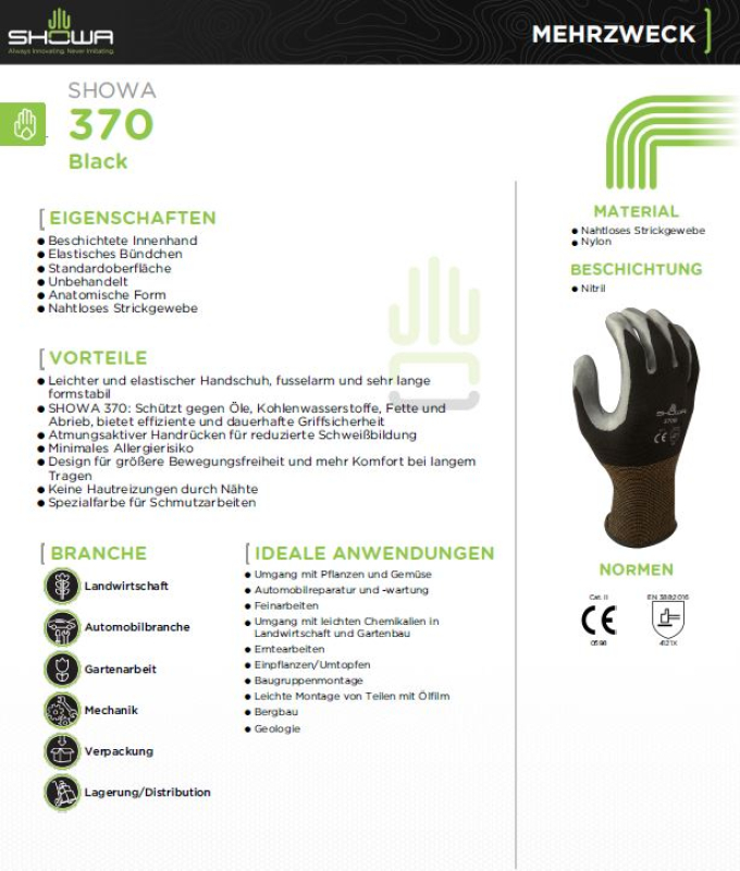 torenko.ch - Showa 370 Assembly Grip schwarz